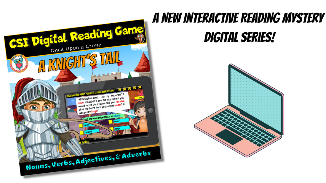 NEW Digital CSI Reading Mystery Game Available! - JJ Resource Creations