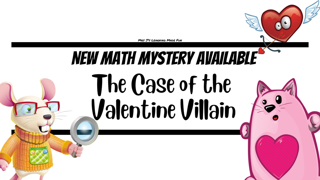 New Valentine's Day Math Mystery Available - JJ Resource Creations