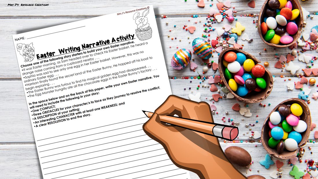 Easter Creative Writing Activity - FREE Teaching Resource - JJ Resource ...