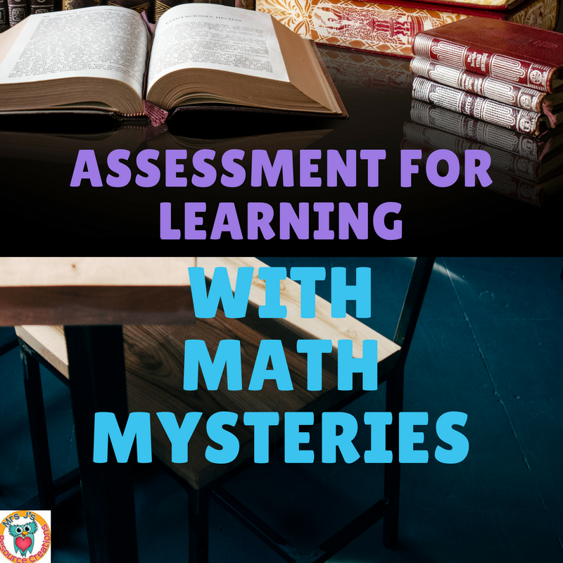 Assessment for learning with math mysteries - JJ Resource Creations