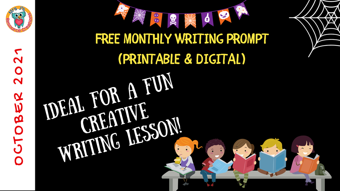 October 2021 - Creative Writing Prompt Activity - JJ Resource Creations