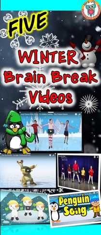 Five Winter Brain Breaks for The Classroom - JJ Resource Creations