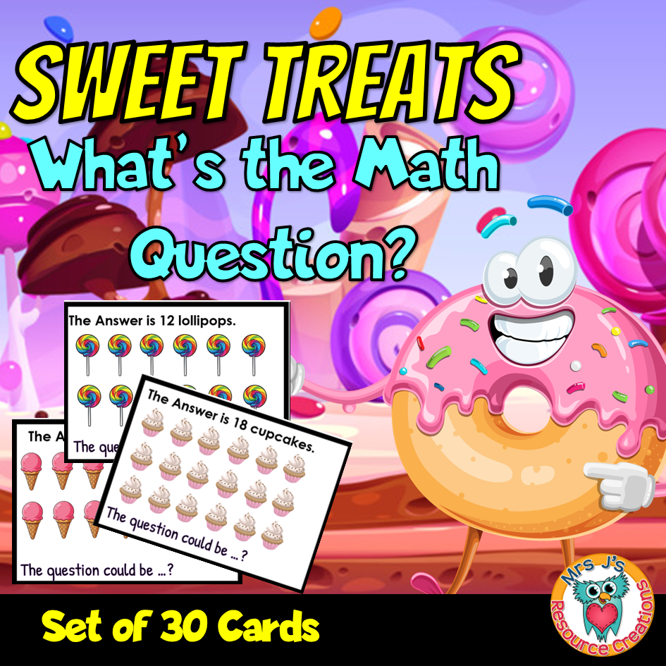 Math Word Problem Prompt Cards - JJ Resource Creations