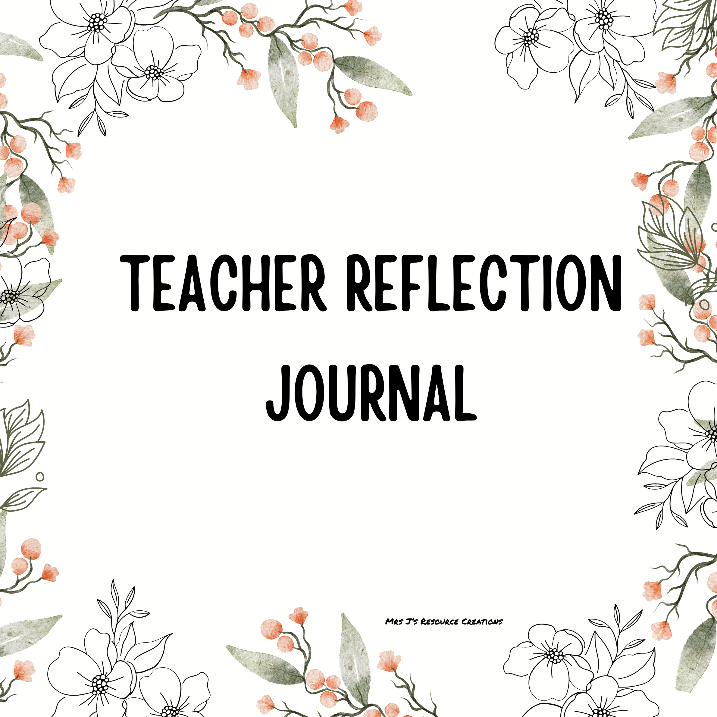 FREE Teacher Reflection Journal | 30 Mindful Prompts for Teachers
