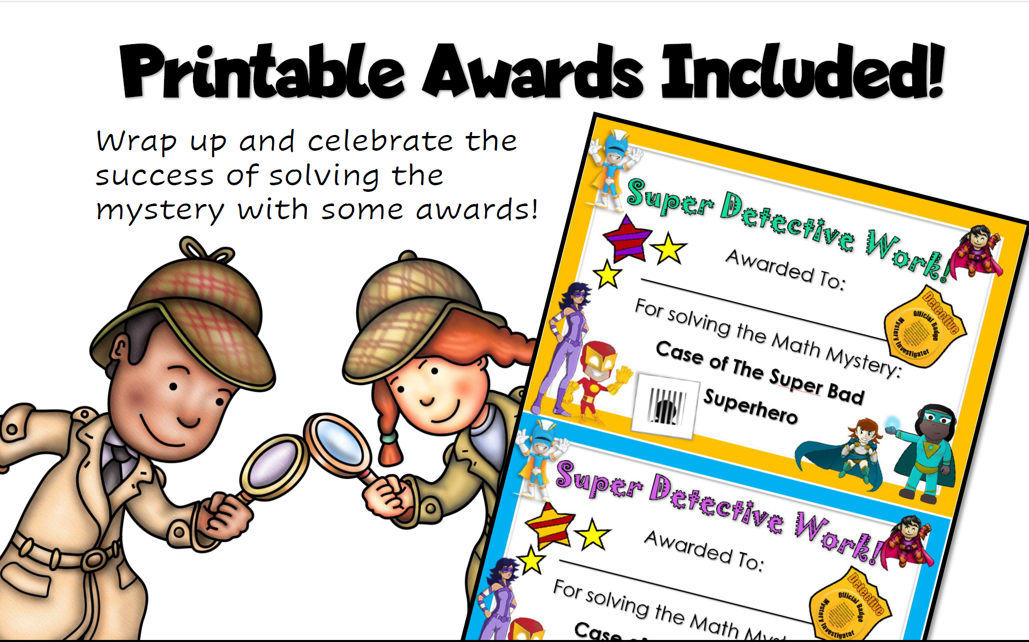 4th Grade Math Mystery Bundle: Complete Collection