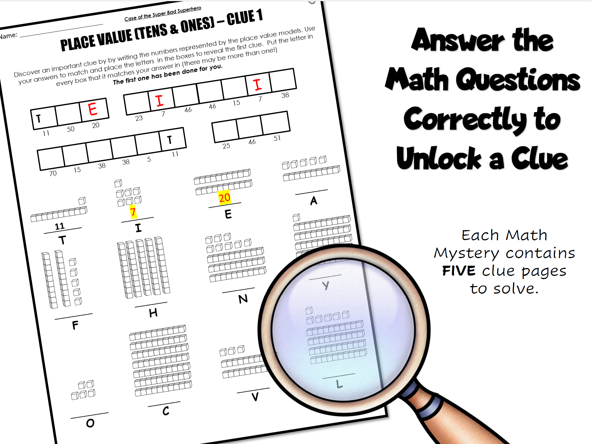 2nd Grade Math Mystery Bundle: Complete Collection